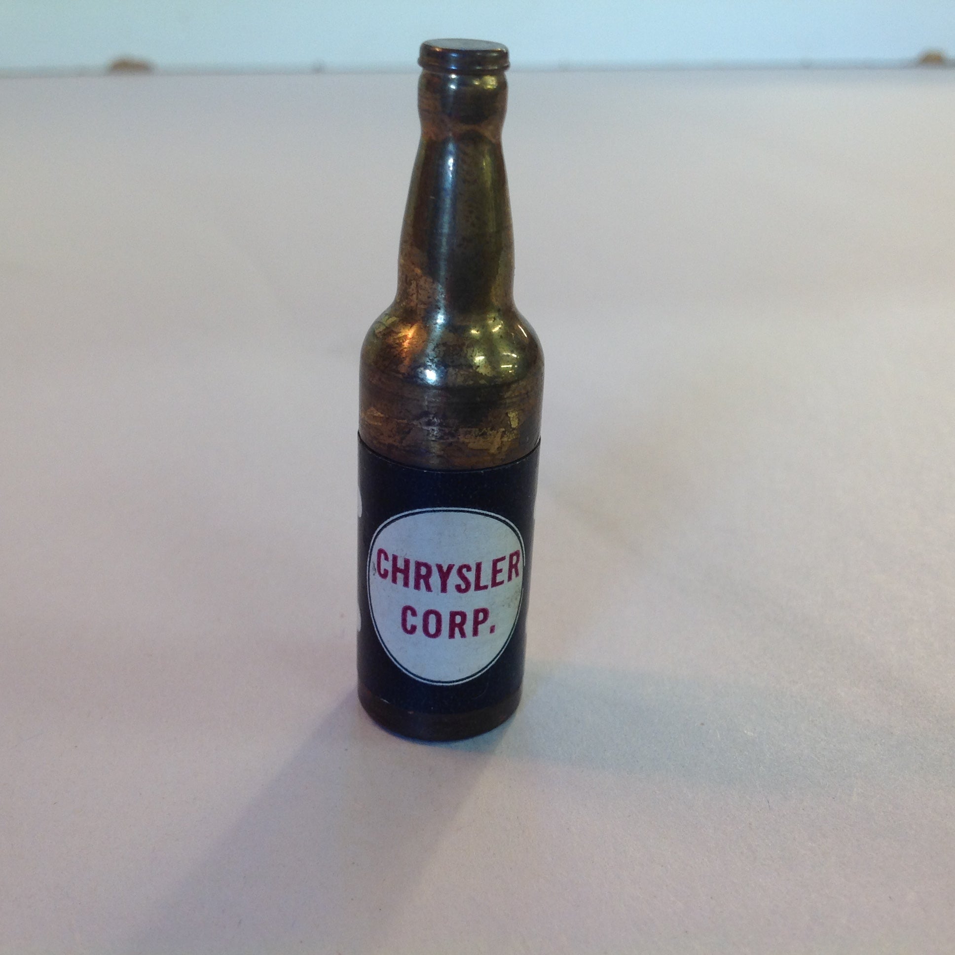 Vintage 1940's KEM Novelty Beer Bottle Lighter Unused Unfired Chrysler ...