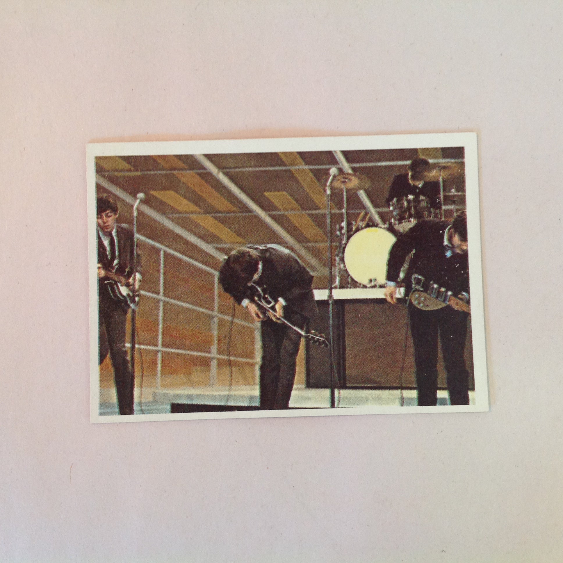 Vintage 1964 Topps Beatles Color Cards 36 Beatles Take a Bow Paul Spea ...