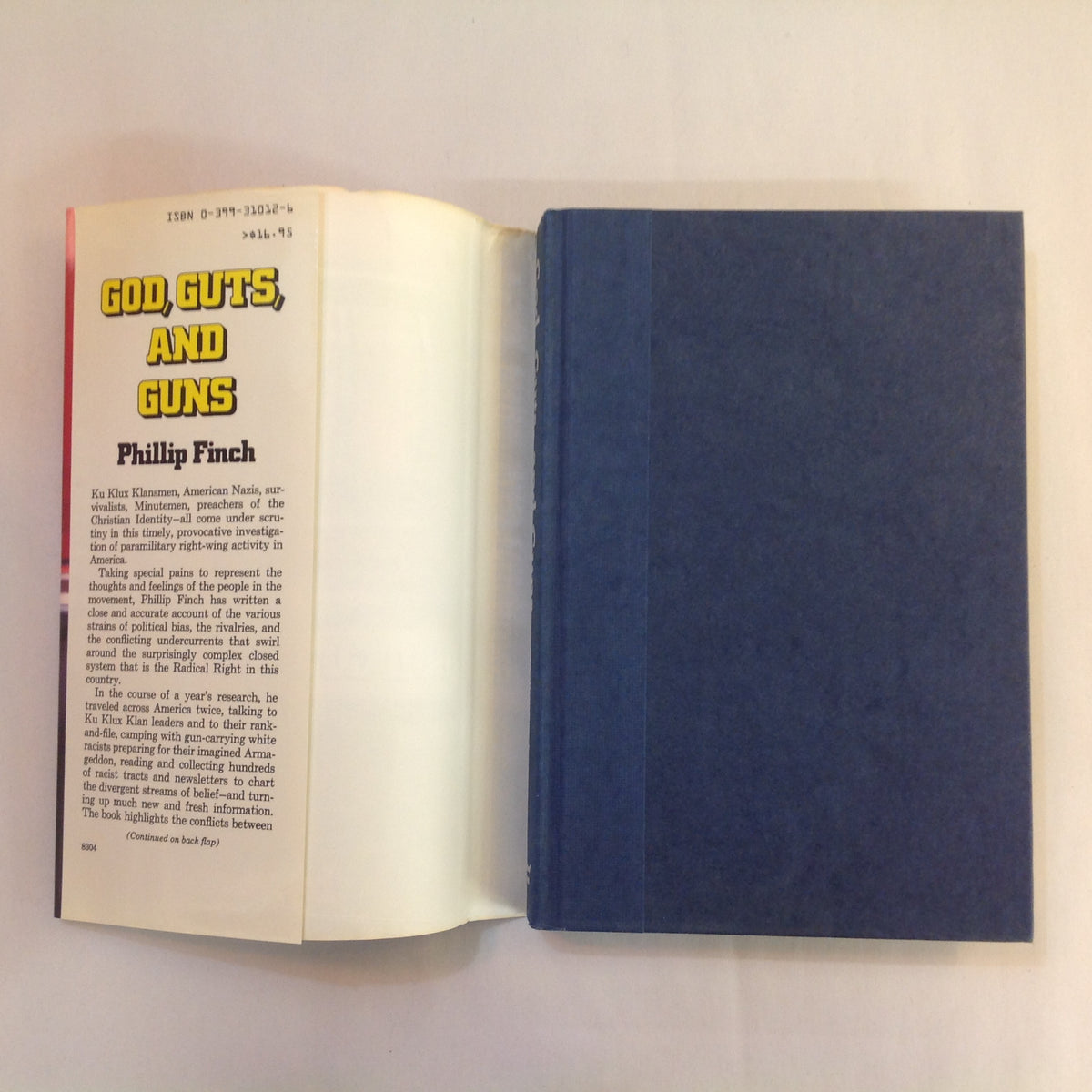 Vintage 1983 Hardcover God, Guts and Guns: A Close Look at the Radical ...
