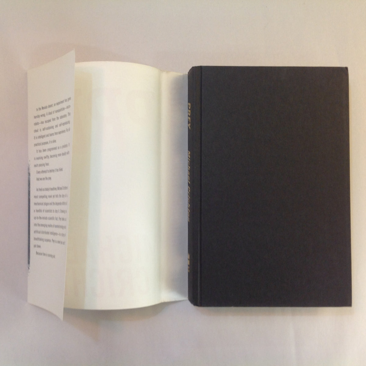 Vintage 2002 Hardcover PREY Michael Crichton – Time Warp, LLC