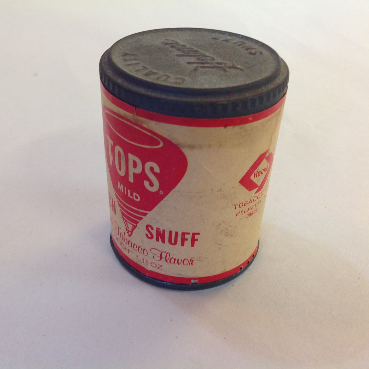Vintage NOS Unopened Tops Mild Scotch Snuff Natural Tobacco Flavor 1.1 ...