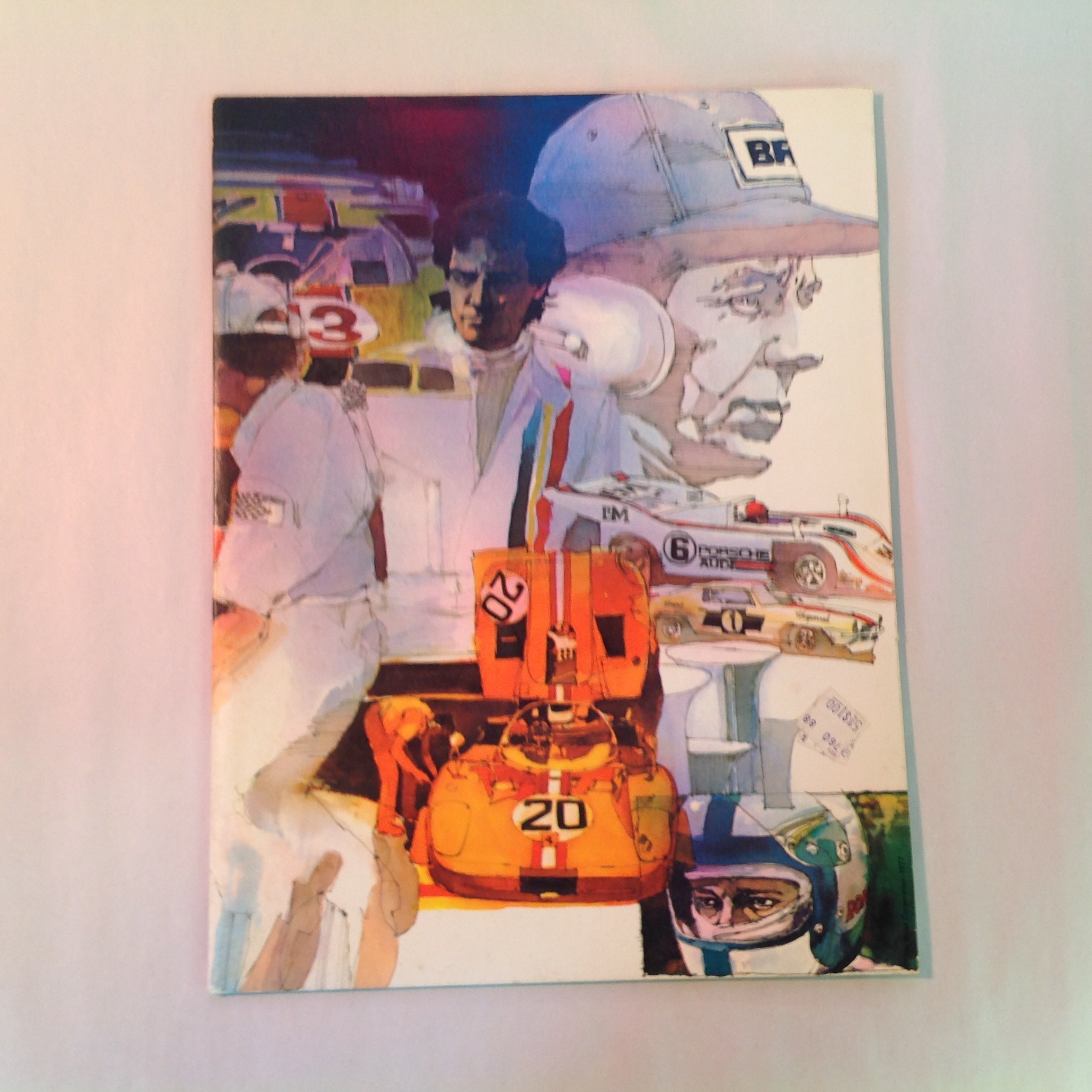 Vintage 1977 The Mead Corporation Two Pocket Folder Race Car Racing Dr ...