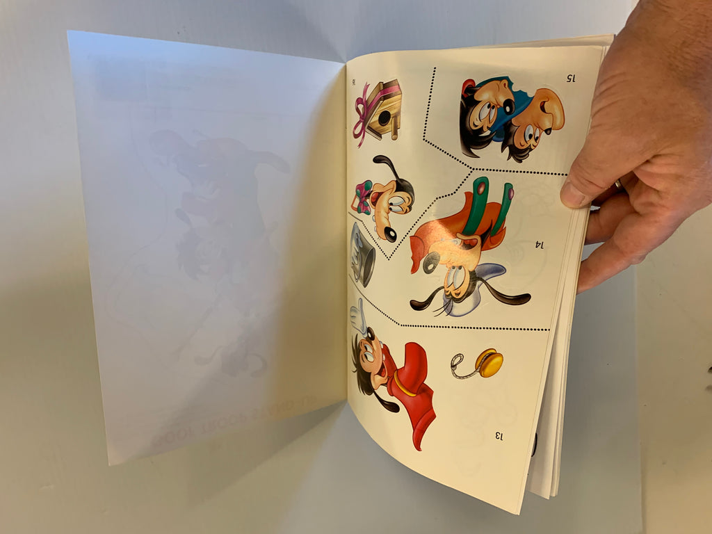 Vintage 1992 Golden Books Disney's Goof Troop Sticker Fun Activity Boo ...