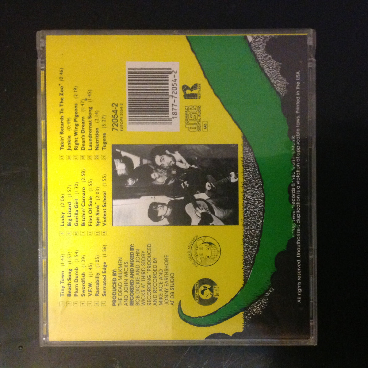 CD The Dead Milkmen Big Lizard In My Backyard 72054-2 Restless – Time ...