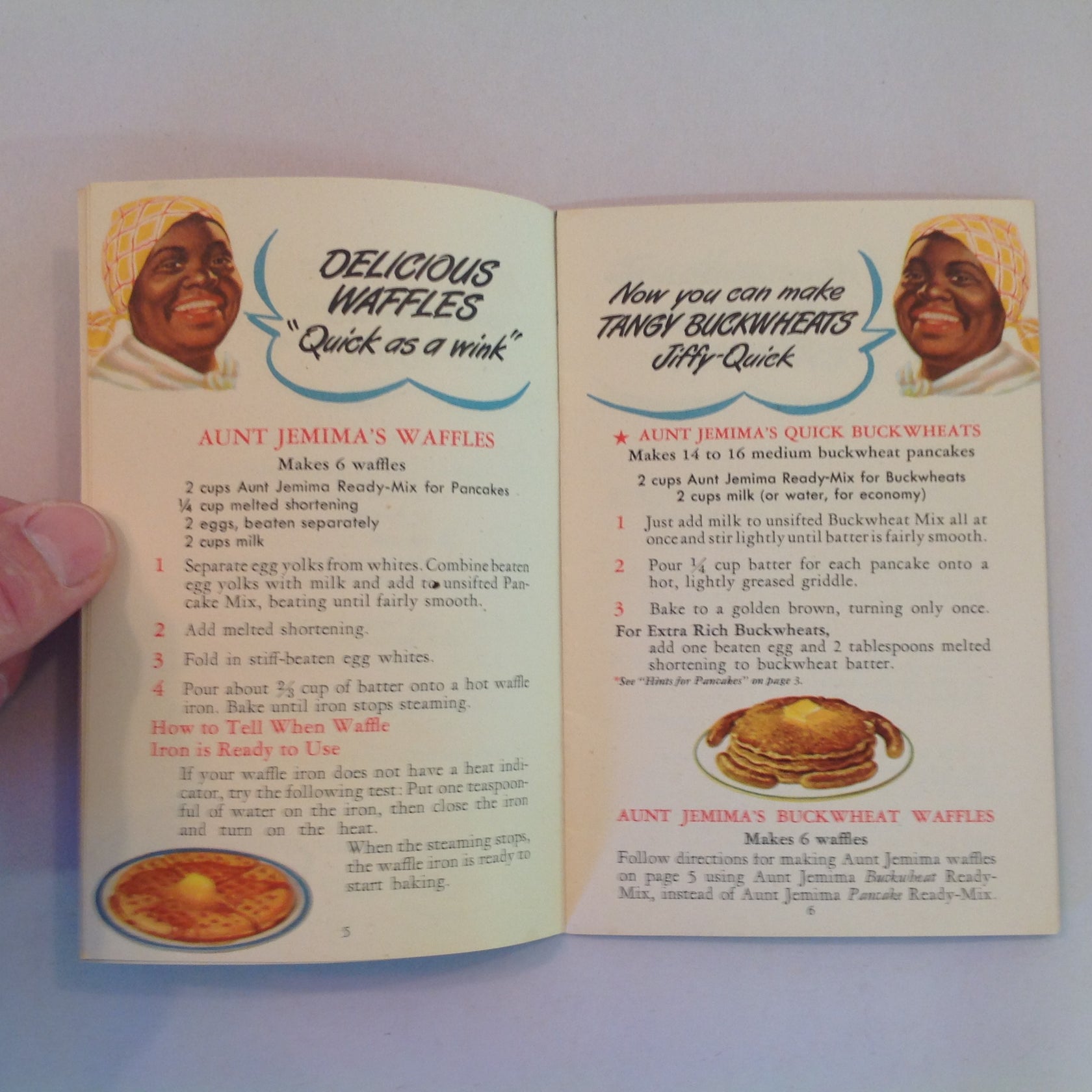 Vintage Recipe Booklet Aunt Jemima's New Temptilatin' Menus and Recipe ...