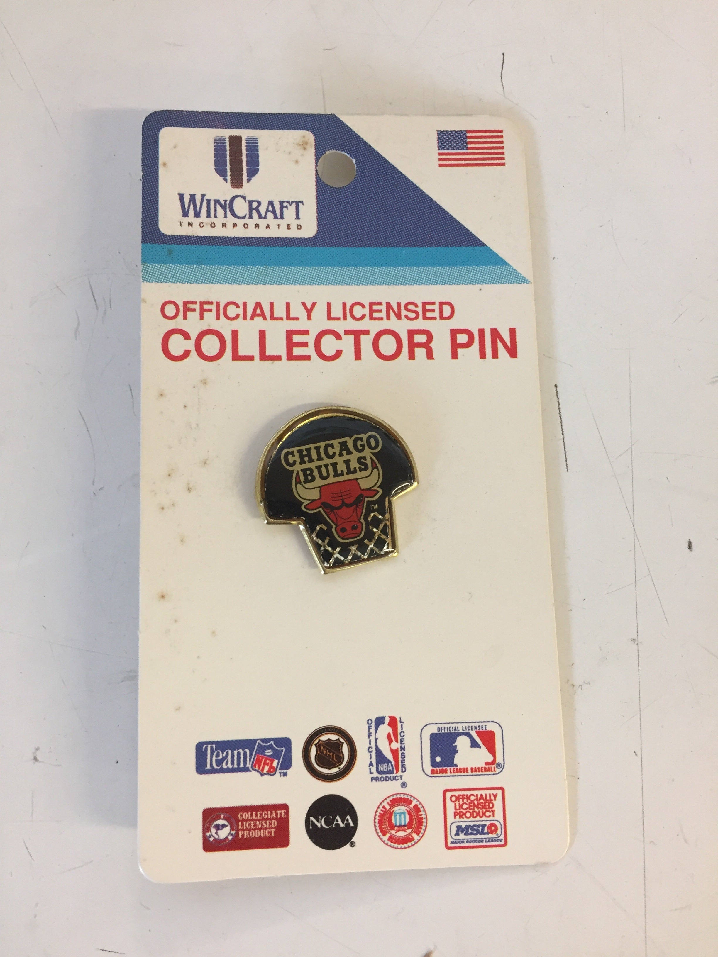 Vintage 1990's Chicago Bulls NBA Basketball Lapel Pin Sports – Time ...