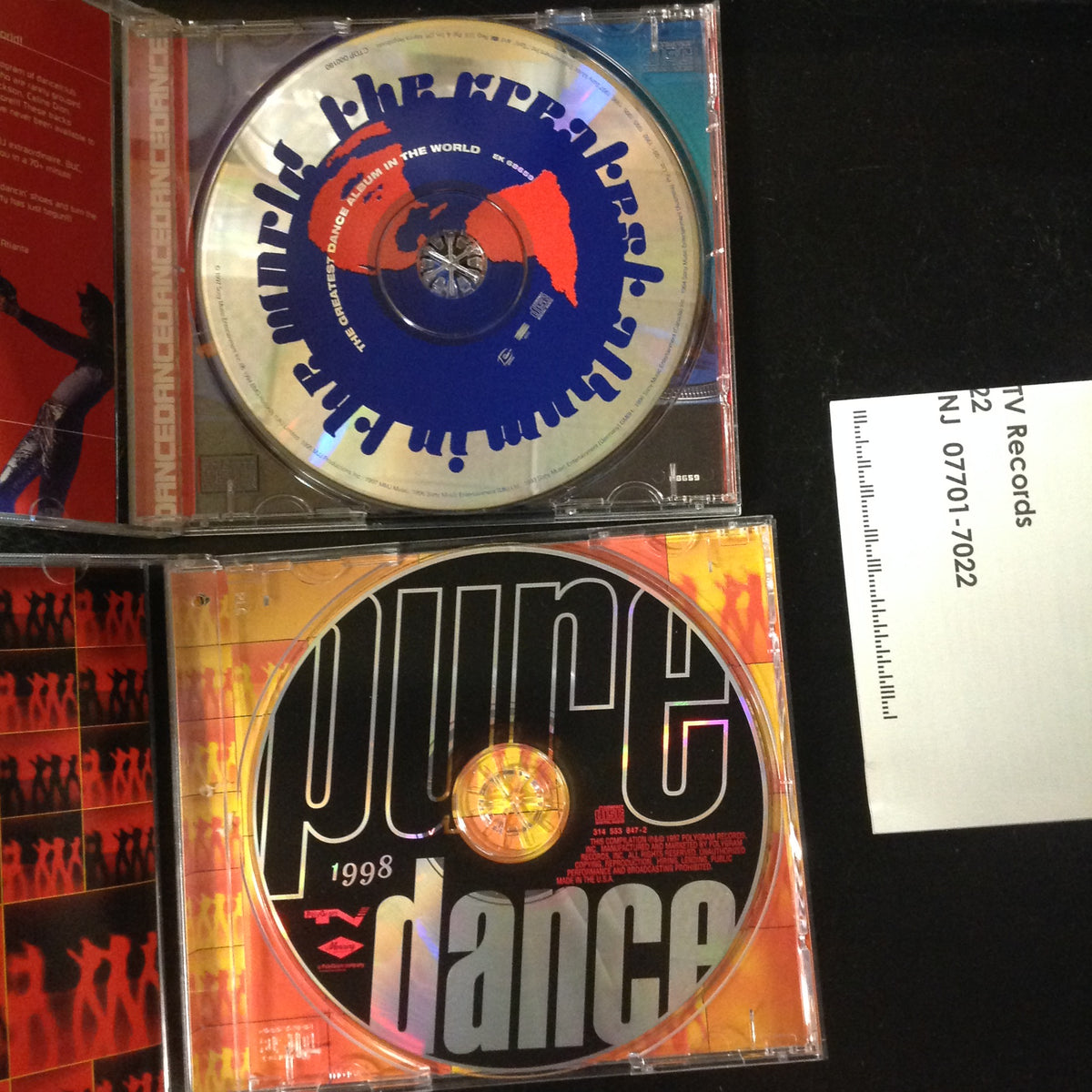 2 Disc SET BARGAIN CDs Pure Dance 1998 – Time Warp, LLC