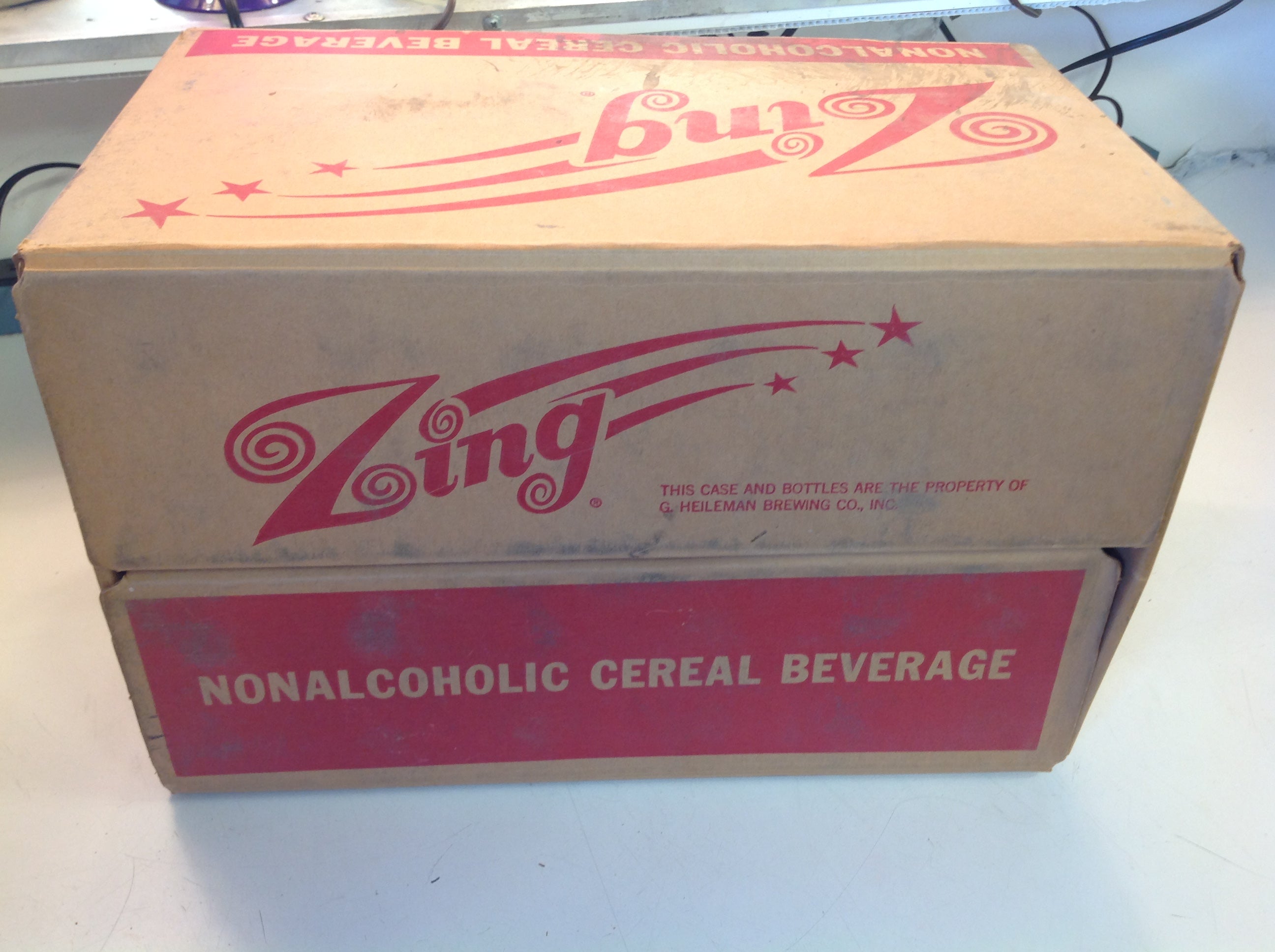 Vintage Zing Nonalcoholic Cereal Beverage 24 Count 12 Oz Bottle Case ...