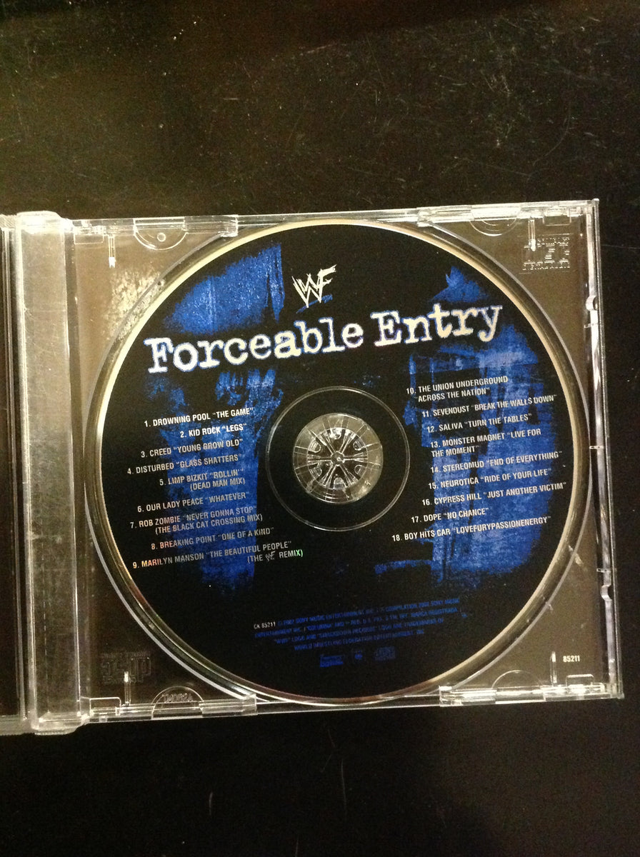CD WWF WWE Superstar Theme Songs Forceable Entry Various Artists Wrest ...