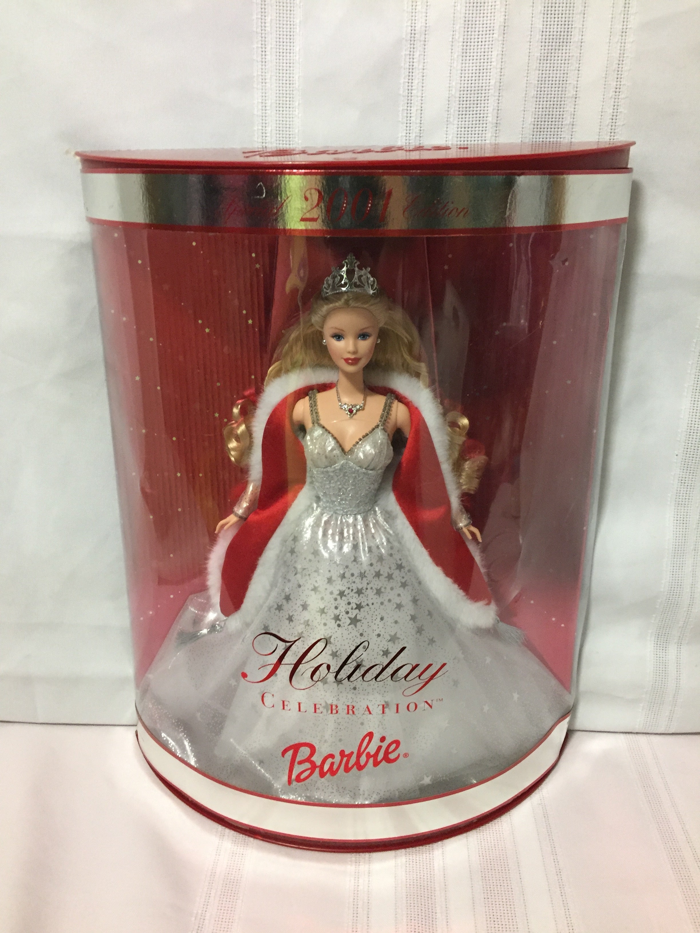 Special Edition 2001 Holiday Celebration Barbie #50304 Hallmark Mattel ...
