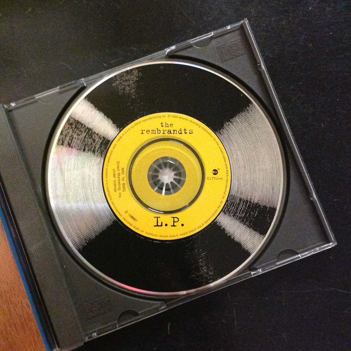 CD 61752-2 The Rembrandts LP 7559-61752-2 Pop Rock 90's – Time Warp, LLC